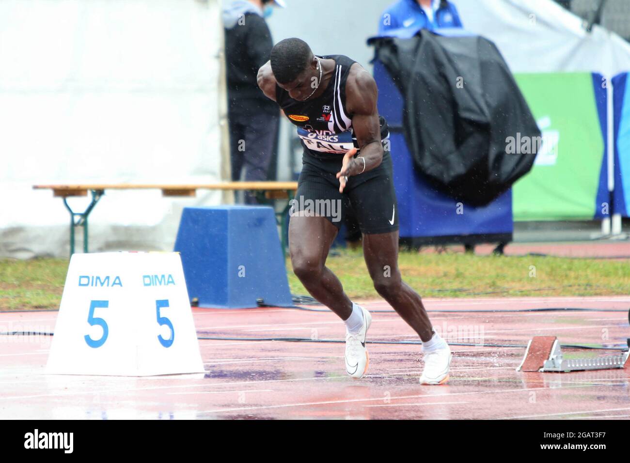 FALL Mouhamadou Séries 200 m Mens during the 2021 Athletics French ...