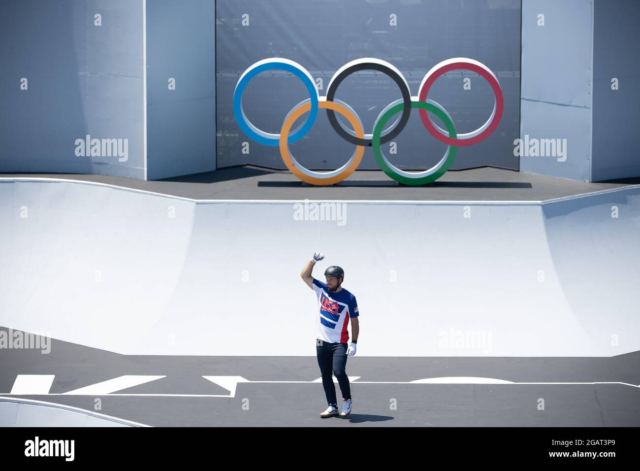 Tokio, Japan. 01st Aug, 2021. Cycling/BMX: Olympics: Freestyle, Men ...