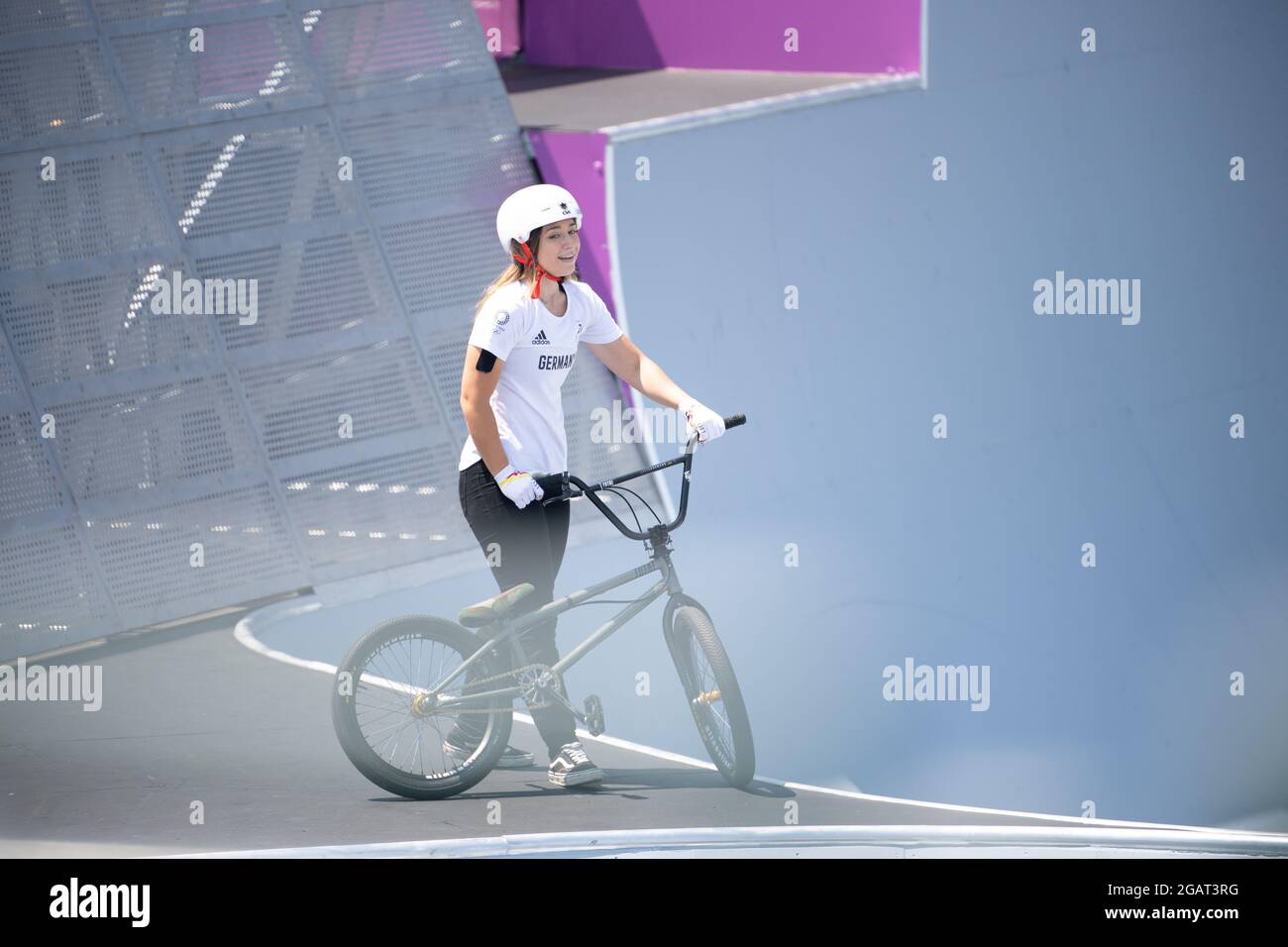 Tokio, Japan. 01st Aug, 2021. Cycling/BMX: Olympia: Freestyle, Women ...