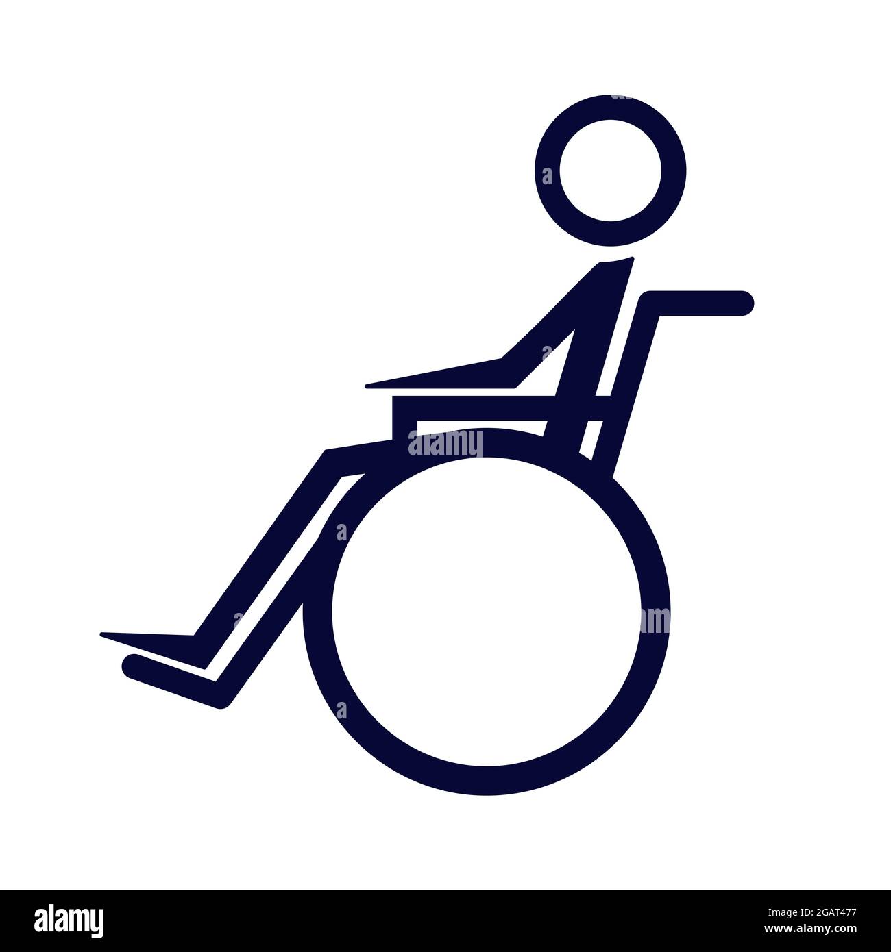 Handicap accessible icon vector vectors hi-res stock photography and ...