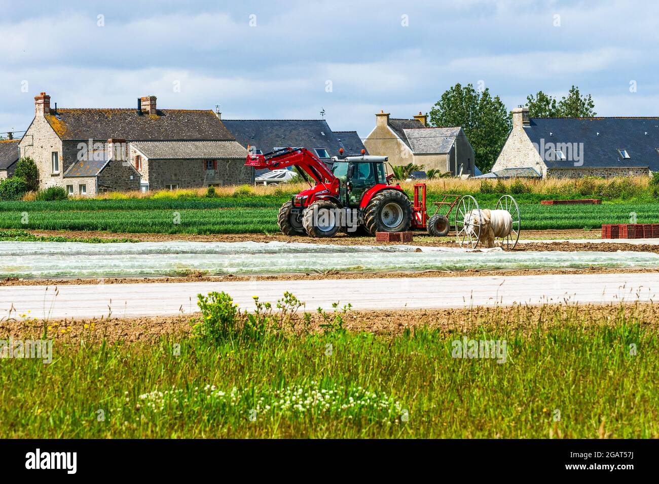 Its a photo of the countryside in normandy hi-res stock photography and ...