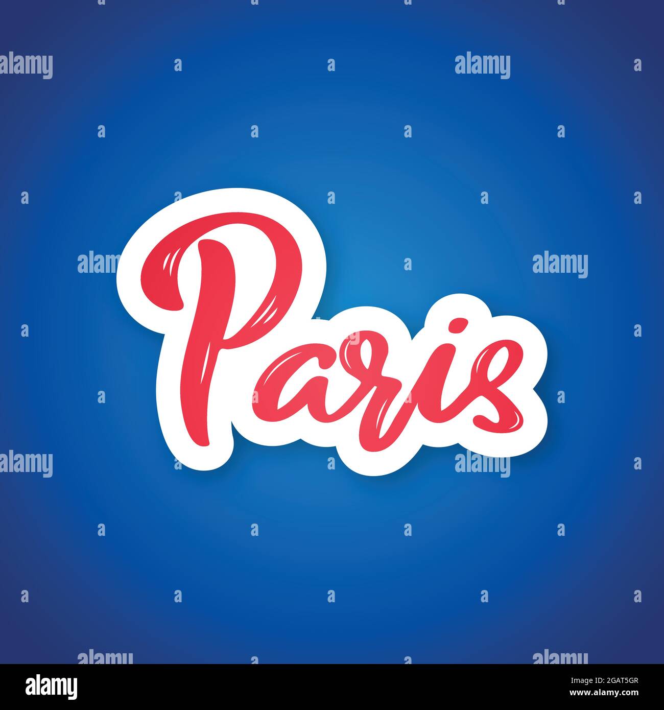 Paris writing font hi-res stock photography and images - Alamy
