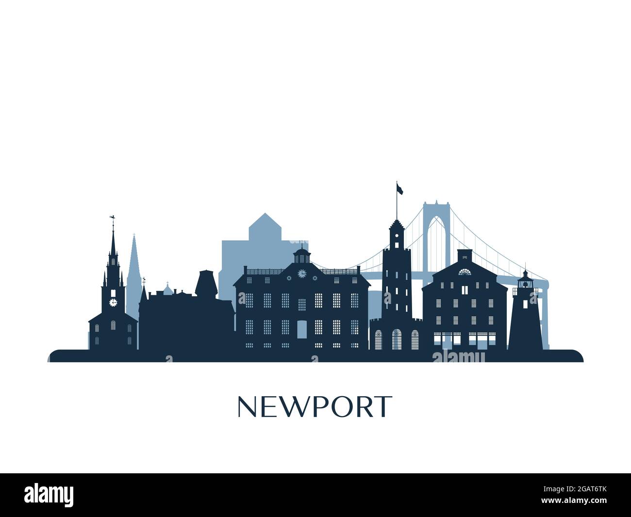 History of newport Stock Vector Images - Alamy
