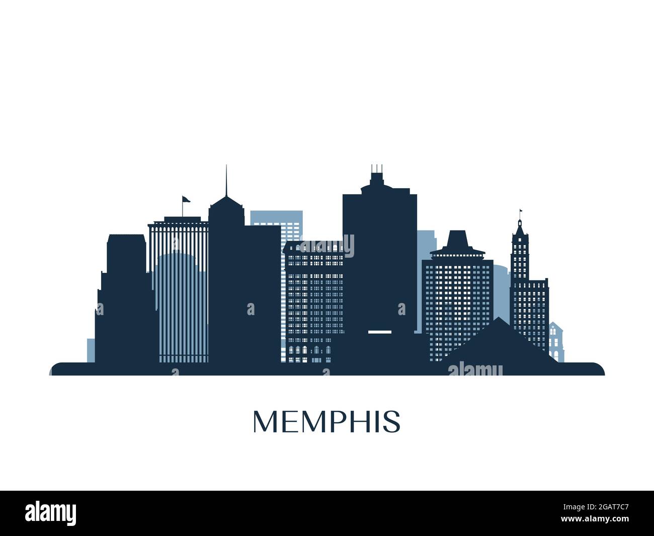 Memphis city scape Stock Vector Images - Alamy
