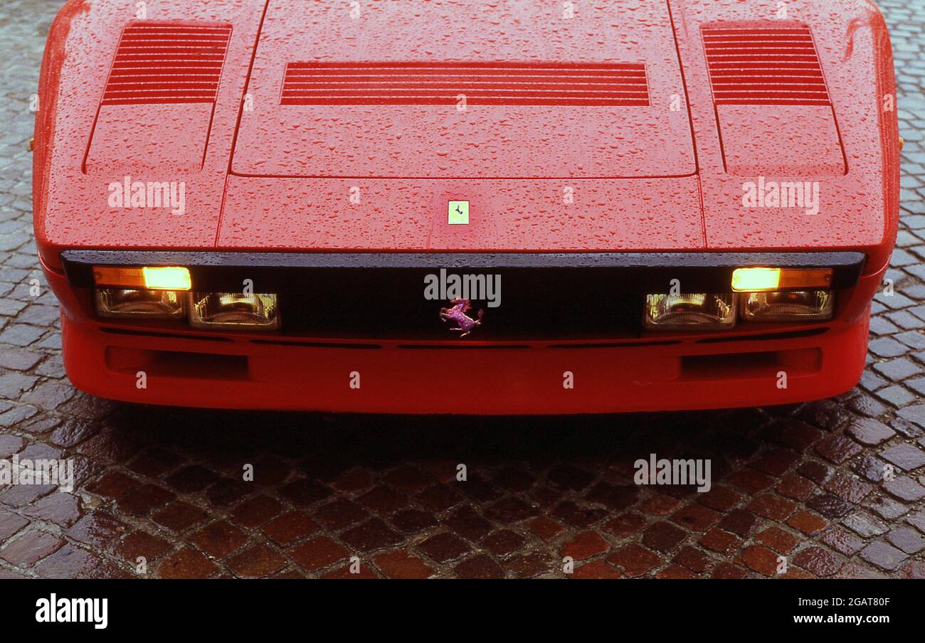 Ferrari 288 GTO on test at the Ferrari Fiorano test track near ...