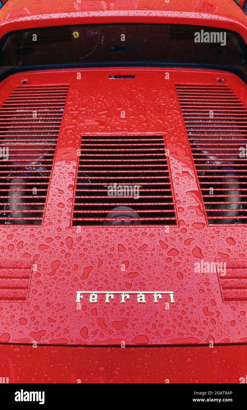 Ferrari 288 GTO on test at the Ferrari Fiorano test track near ...