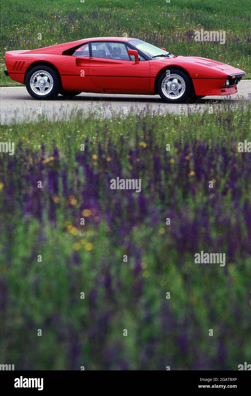 Ferrari 288 GTO on test at the Ferrari Fiorano test track near ...