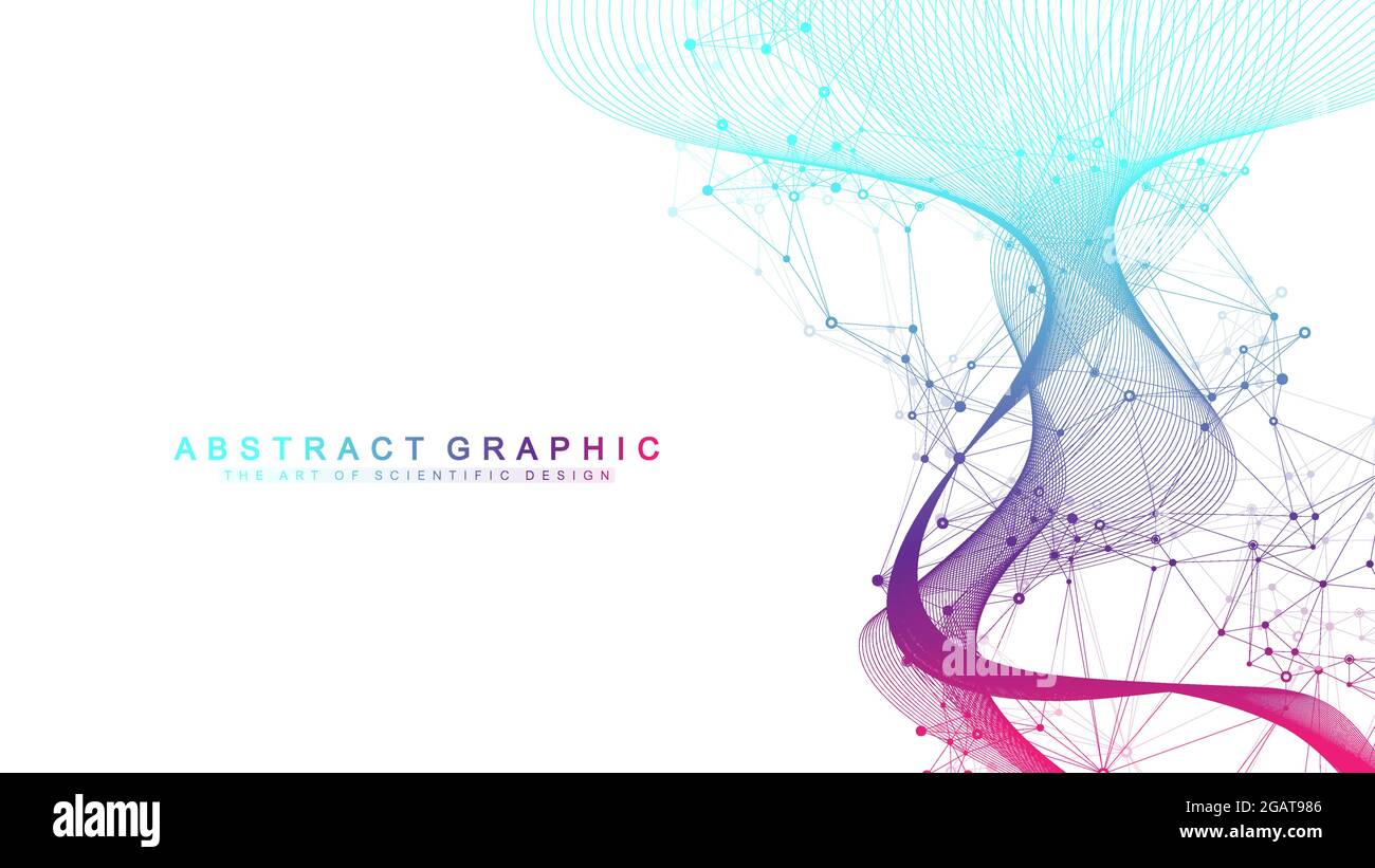 Scientific vector illustration genetic engineering, DNA helix, DNA ...