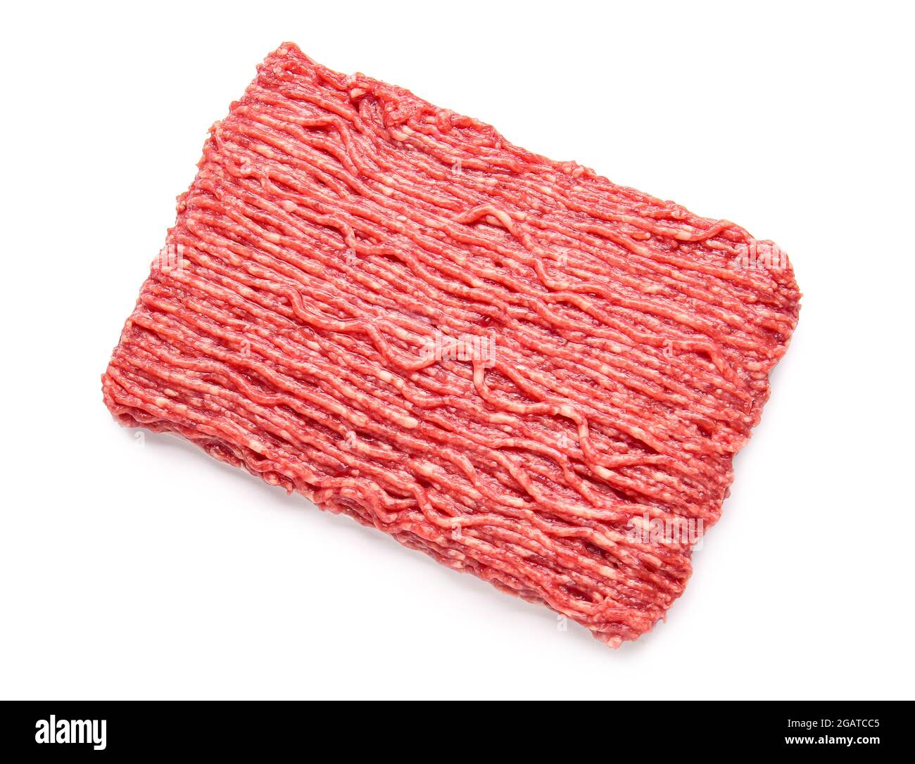 Fresh forcemeat on white background Stock Photo - Alamy