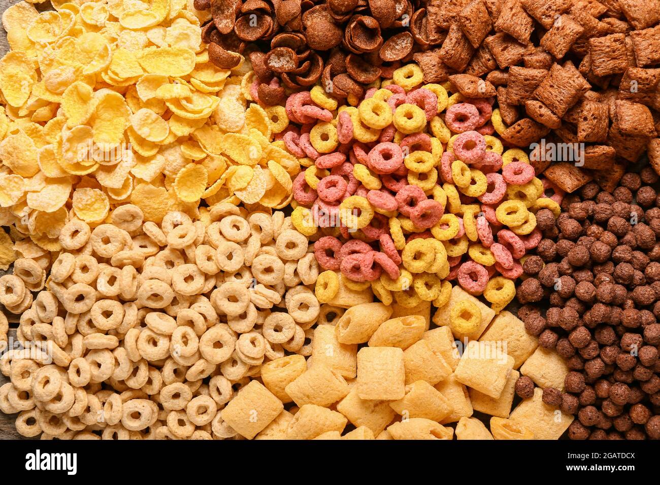 Different cereals as background, closeup Stock Photo - Alamy