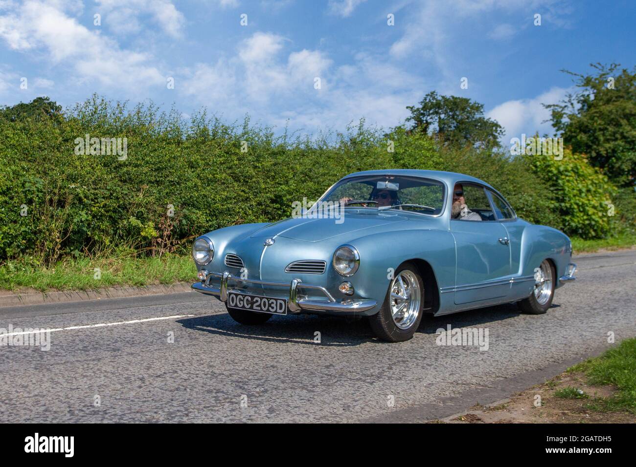 1965 60s sixties blue VW Volkswagen Karmann Ghia 1600cc 2dr petrol ...
