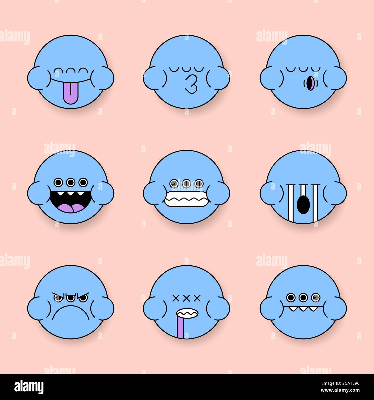 Cool Frog Stock Vector Images - Alamy