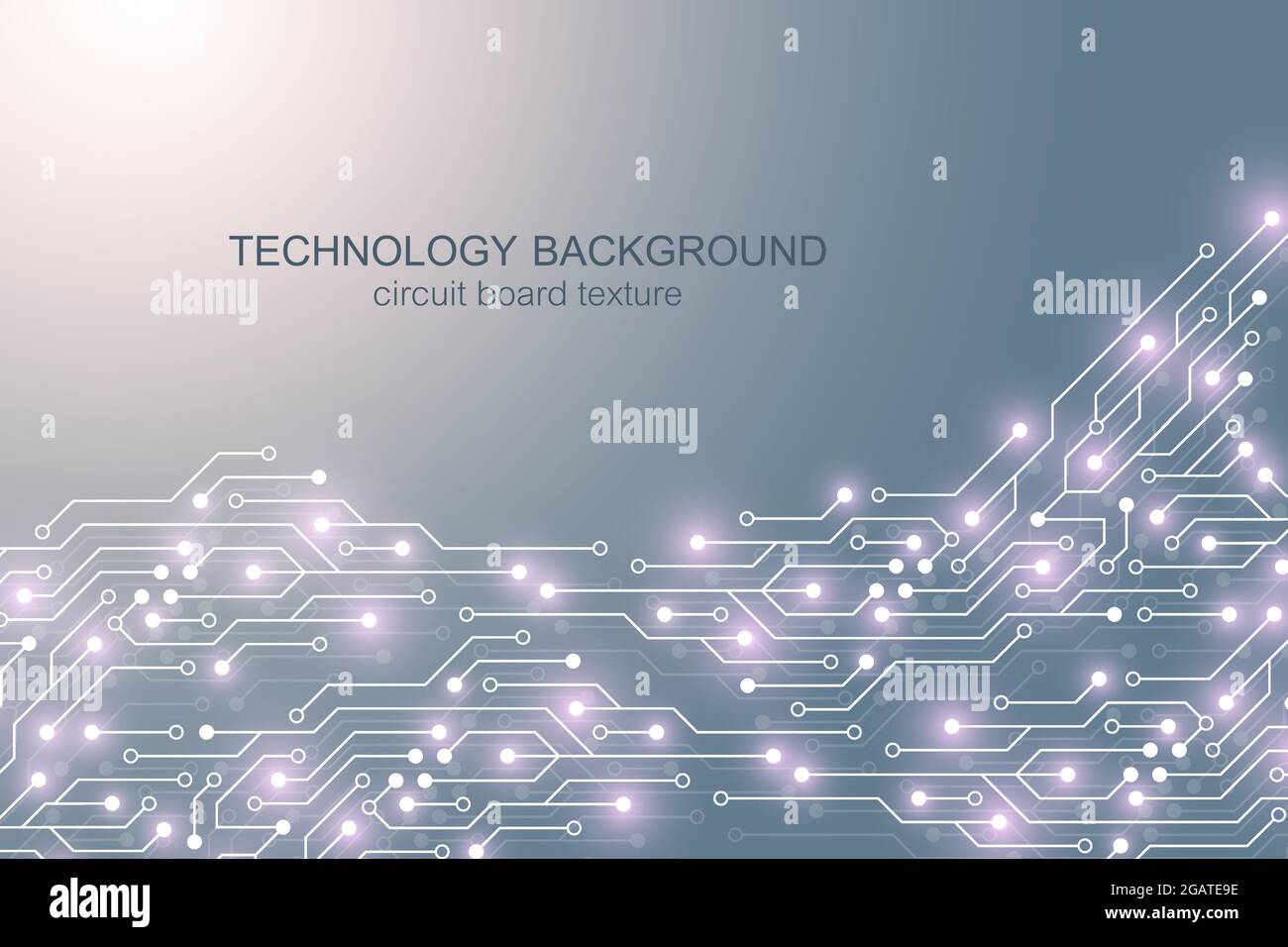 Motherboard vector background with circuit board electronic elements ...
