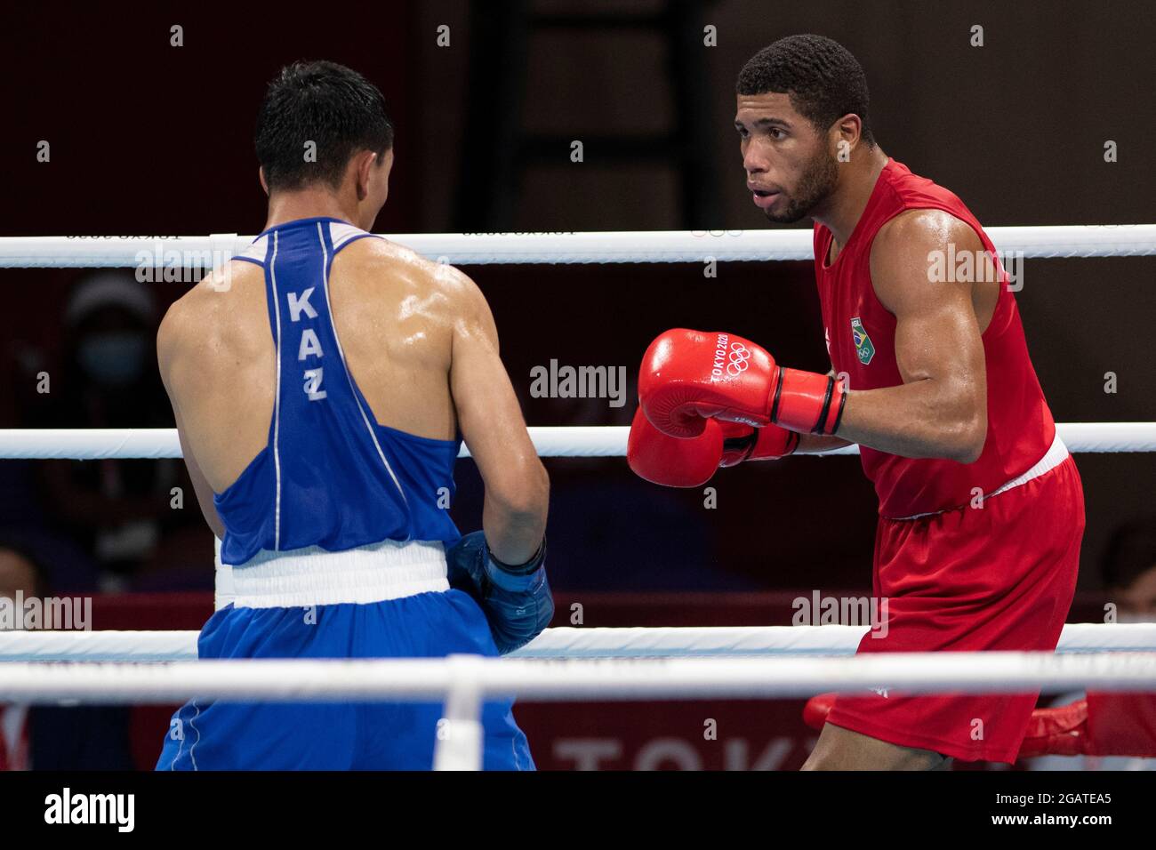 T'QUIO, TO - 01.08.2021: TOKYO 2020 OLYMPIAD TOKYO - Boxing match ...