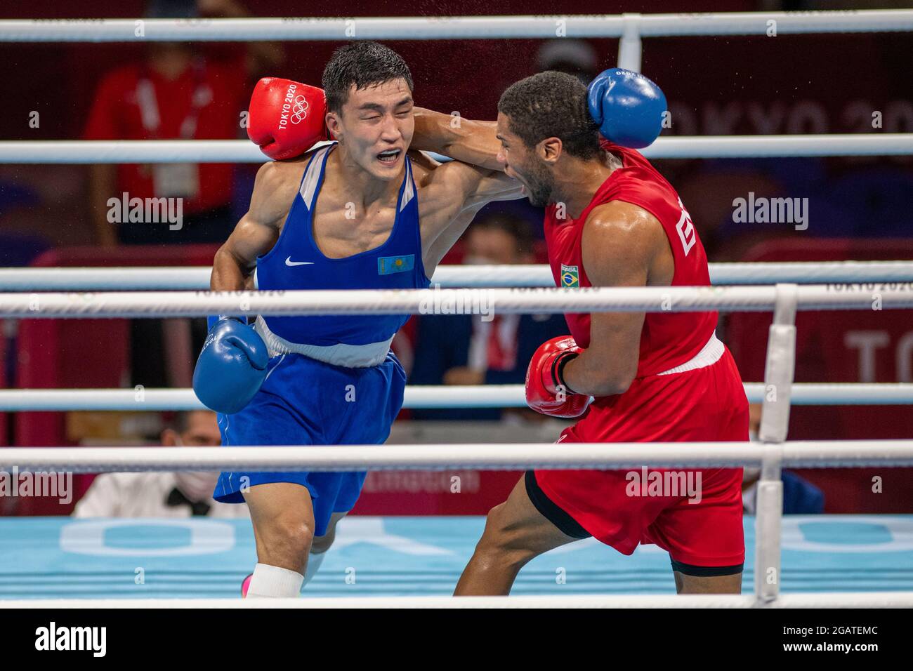 T'QUIO, TO - 01.08.2021: TOKYO 2020 OLYMPIAD TOKYO - Boxing match ...