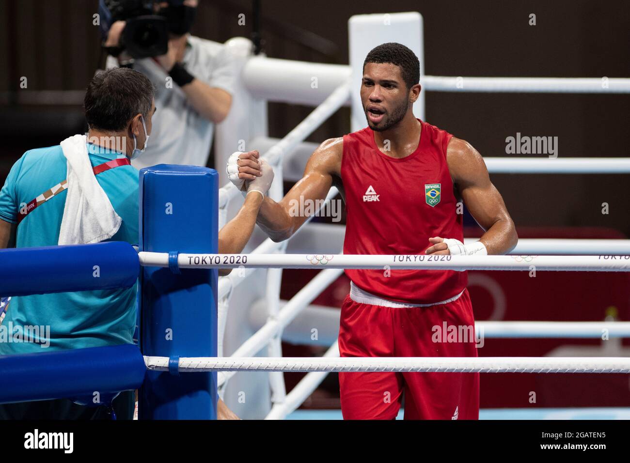 T'QUIO, TO - 01.08.2021: TOKYO 2020 OLYMPIAD TOKYO - Boxing match ...