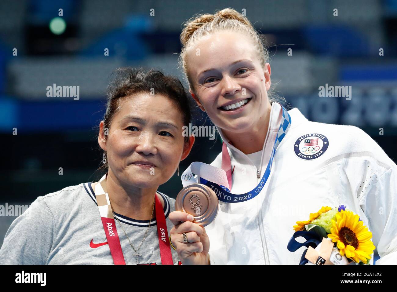 Tokyo, Japan. 1st Aug, 2021. KRYSTA PALMER (USA) winner of the bronze ...