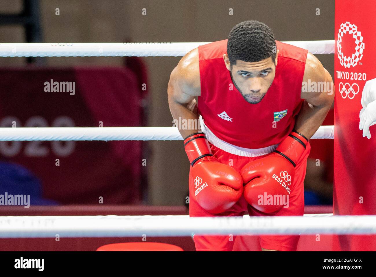 TÓQUIO, TO - 01.08.2021: TOKYO 2020 Olympics TOKYO - Boxing match ...