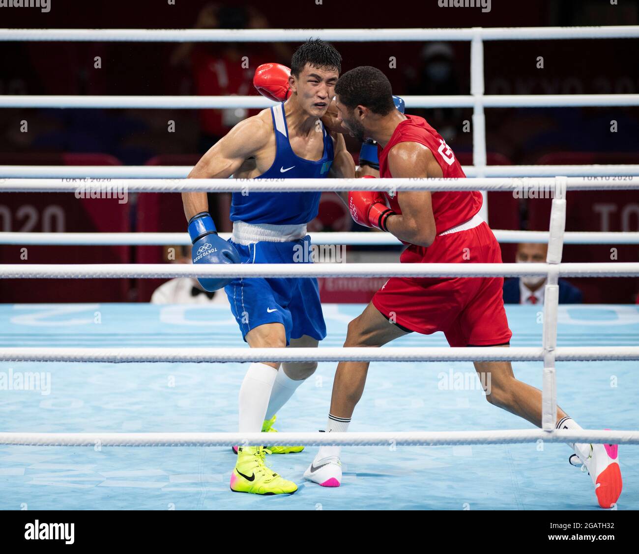 TÓQUIO, TO - 01.08.2021: TOKYO 2020 Olympics TOKYO - Boxing match ...