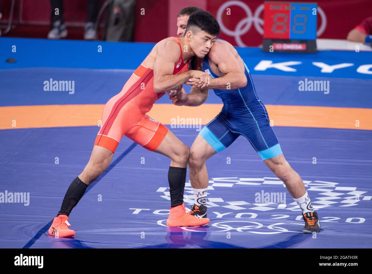 FUMITA Kenichiro (JPN) vs TEMIROV Lenur (UKR), Wrestling men's greco ...