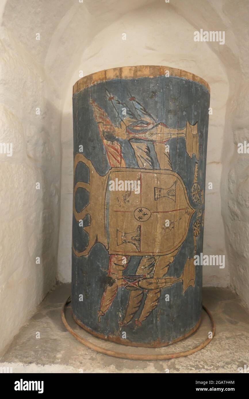 Museum in Colla Canyon in Peru pot design designed face art artwork ...