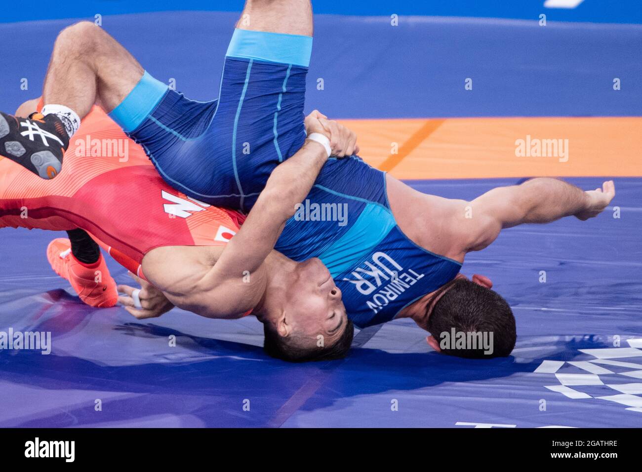 FUMITA Kenichiro (JPN) vs TEMIROV Lenur (UKR), Wrestling men's greco ...