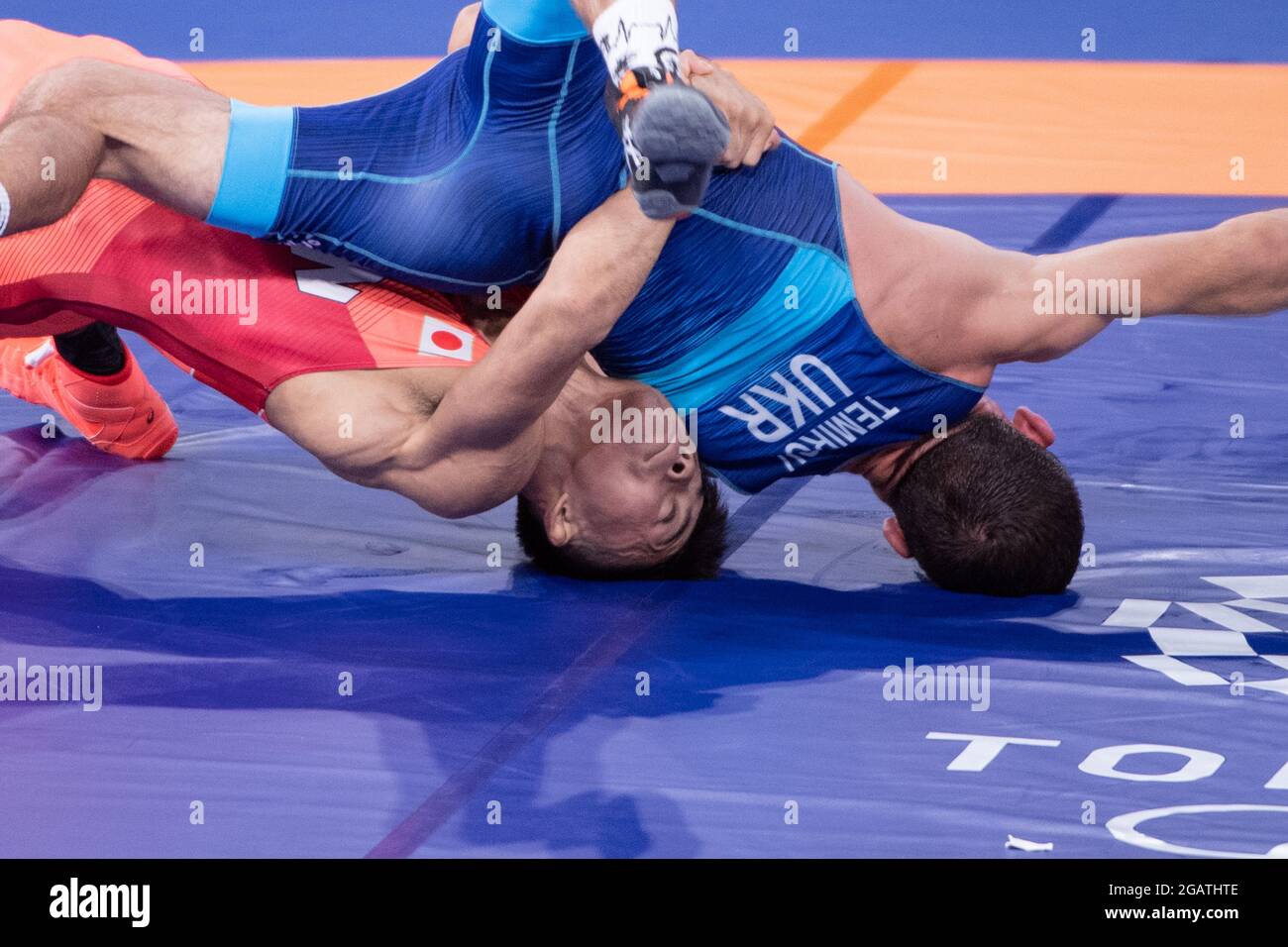 FUMITA Kenichiro (JPN) vs TEMIROV Lenur (UKR), Wrestling men's greco ...