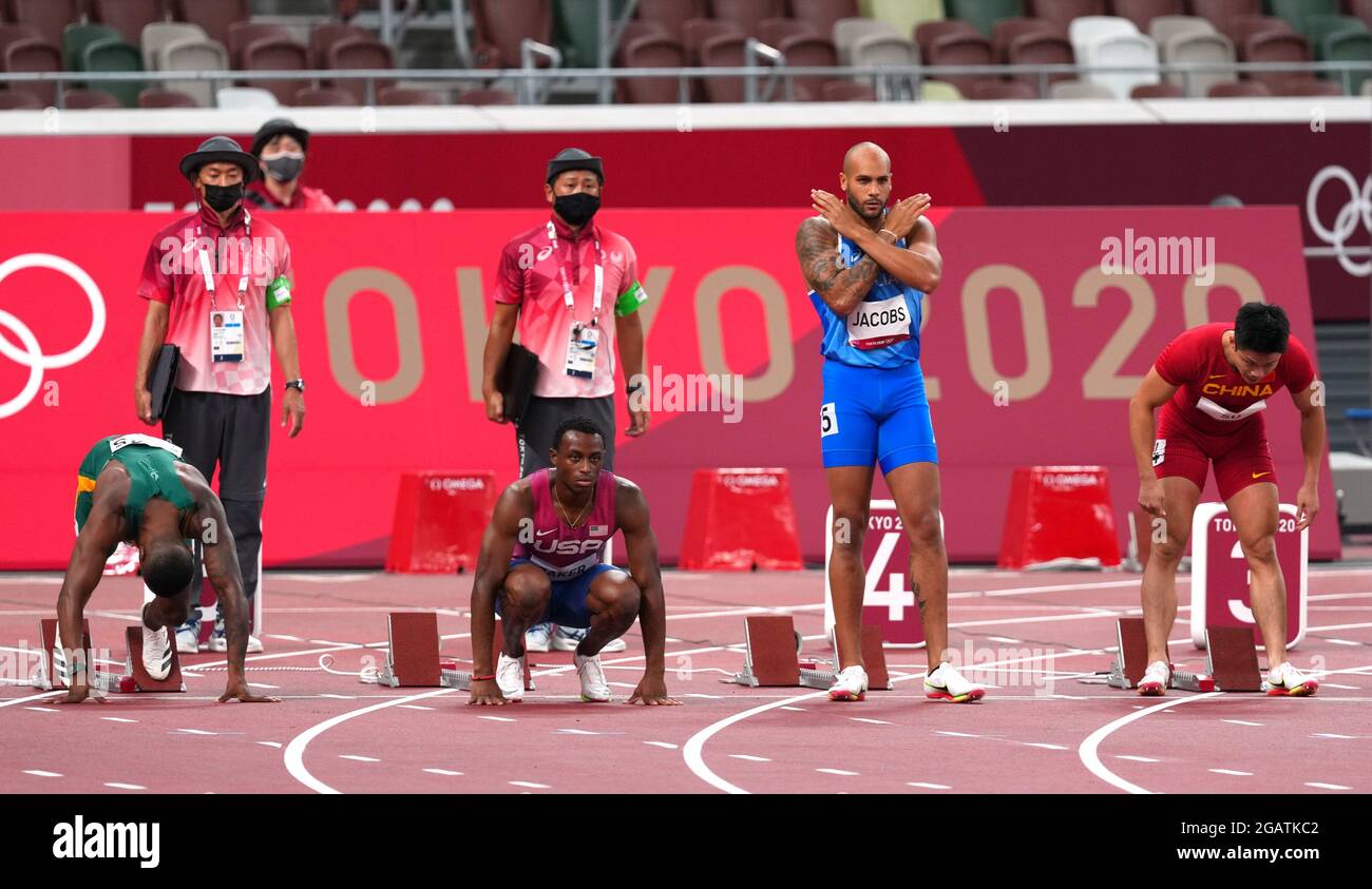 Tokyo 2020 Olympics Athletics Mens 100m Semifinal Ols Olympic Stadium Tokyo Japan