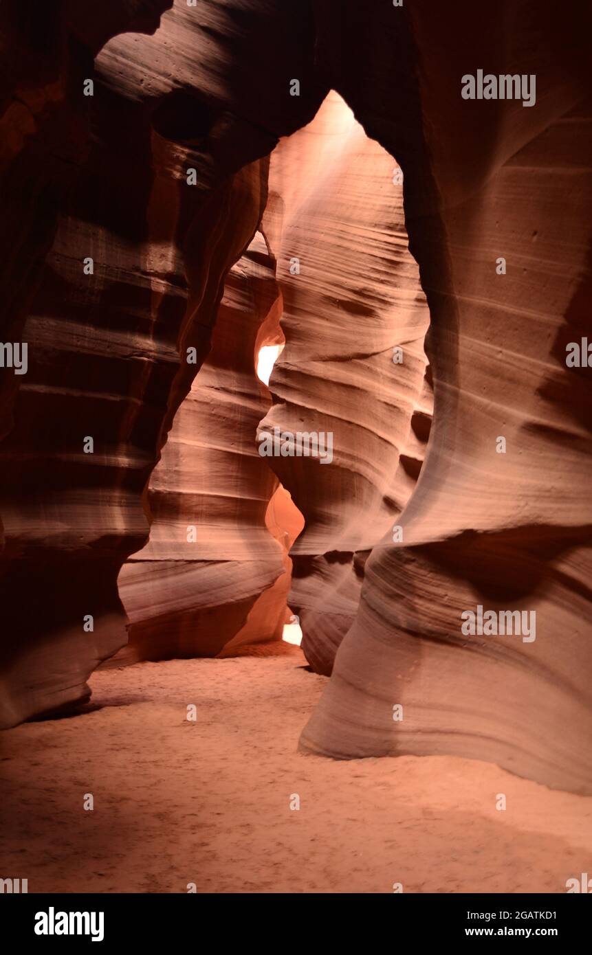 Beautiful view of lower antelope canyon in Arizona Stock Photo - Alamy