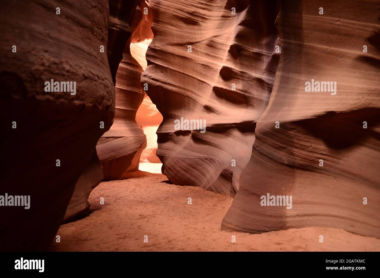 Red sandstone canyon with patterned walls in Arizona Stock Photo - Alamy