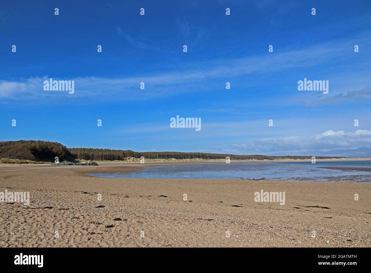 Newborough beach, Anglesey Stock Photo - Alamy