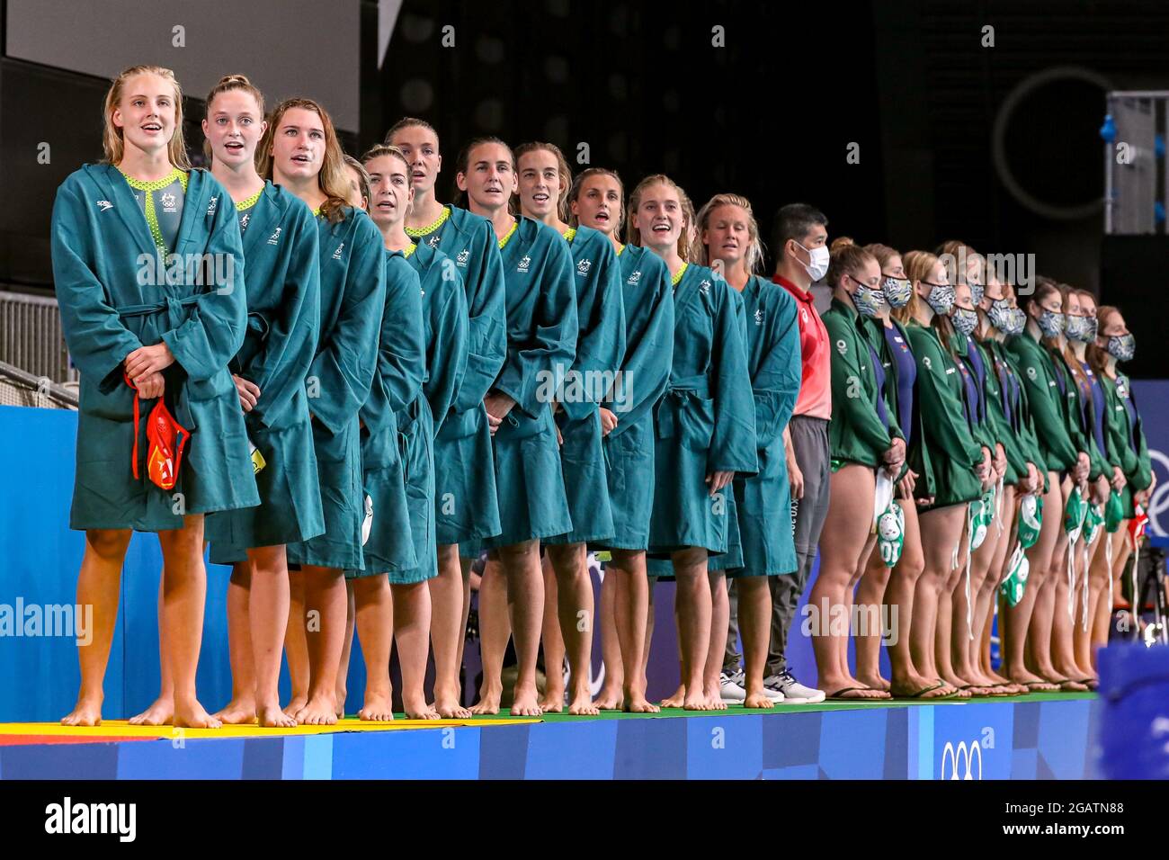 TOKYO, JAPAN - AUGUST 1: Gabriella Palm of Australia, Abby Andrews of ...