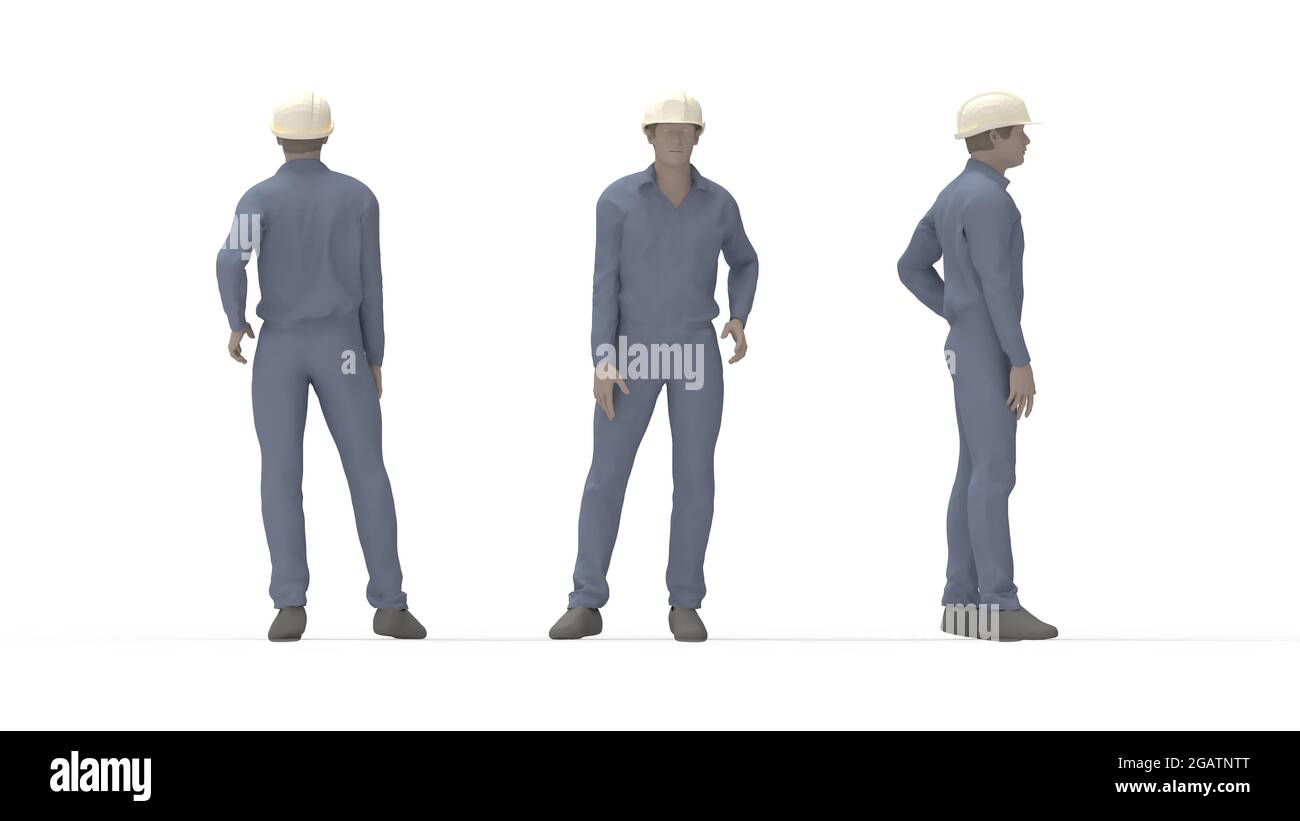 White hard hat front back hi-res stock photography and images - Alamy