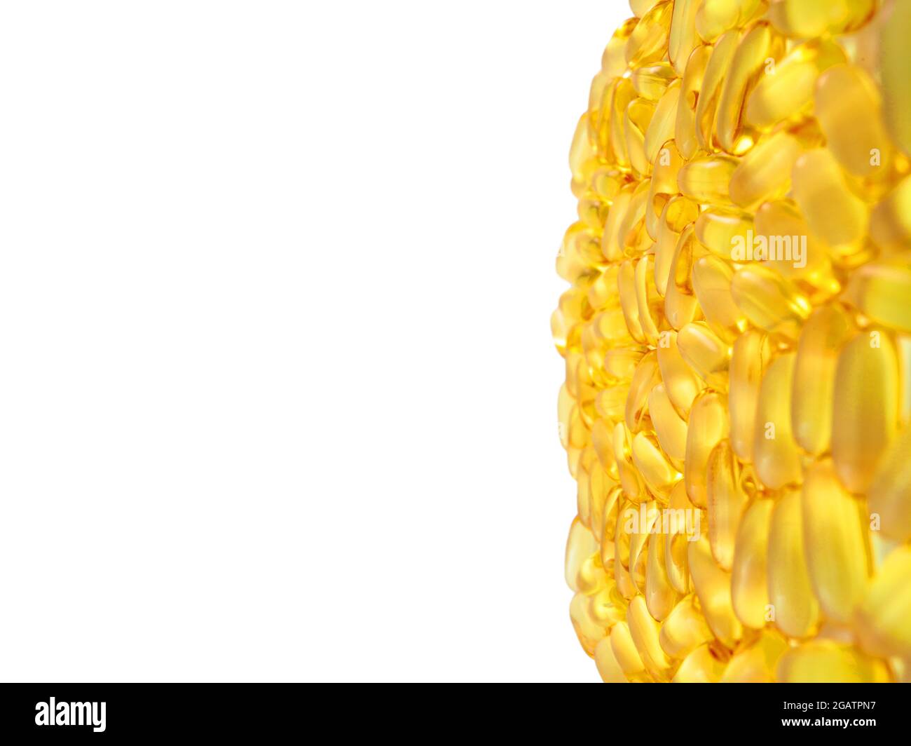 fish oil omega 3 on white background texture Stock Photo - Alamy