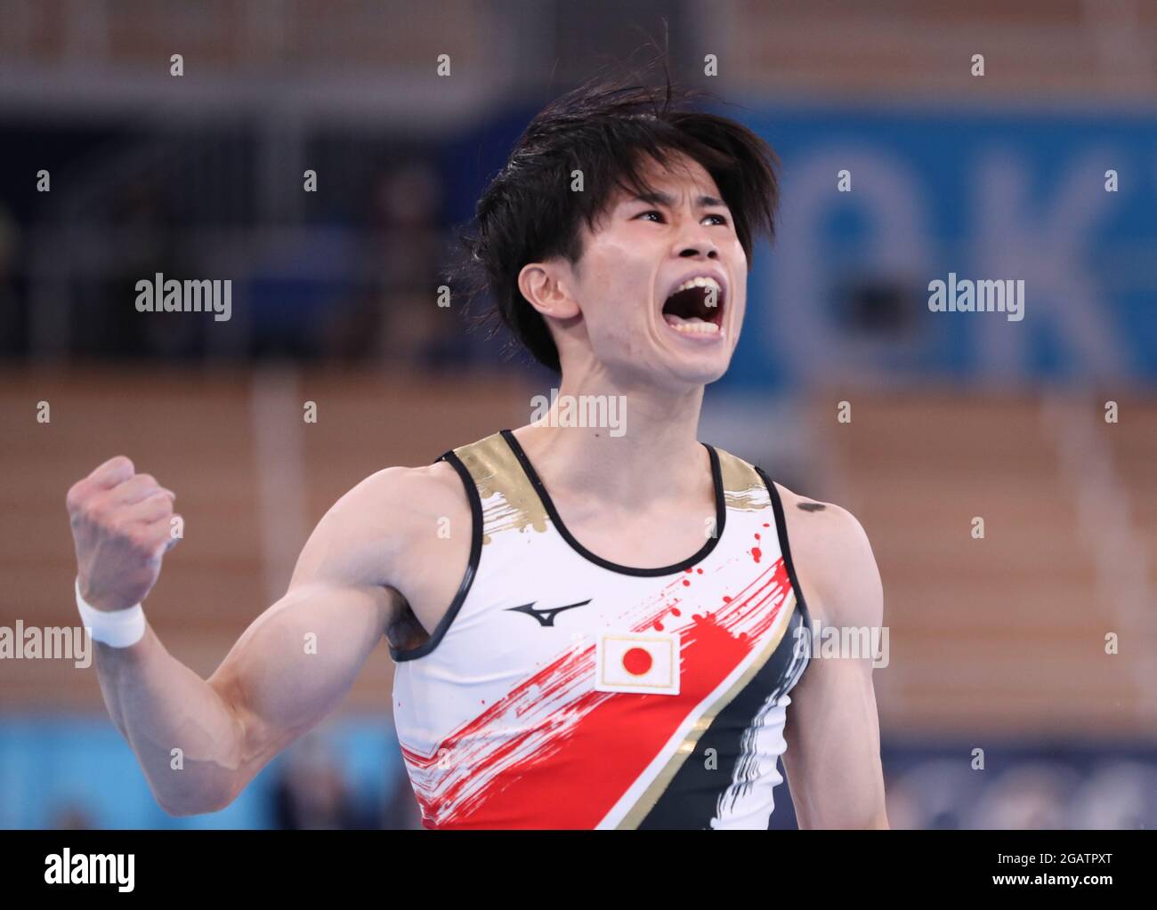 Tokio, Japan. 01st Aug, 2021. Gymnastics: Olympics, men's side horse ...