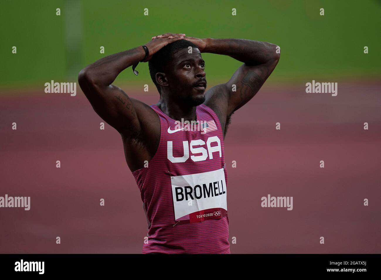 August 1, 2021: Trayvon Bromell during 100 meter for men at the Tokyo ...