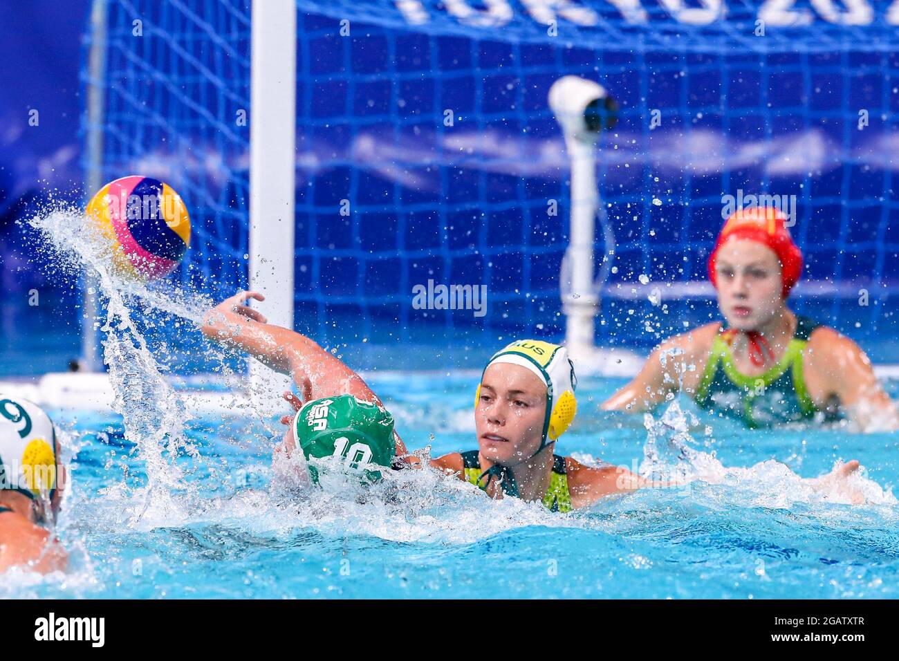TOKYO, JAPAN - AUGUST 1: Jordan Wedderburn of South Africa, Amy Ridge ...