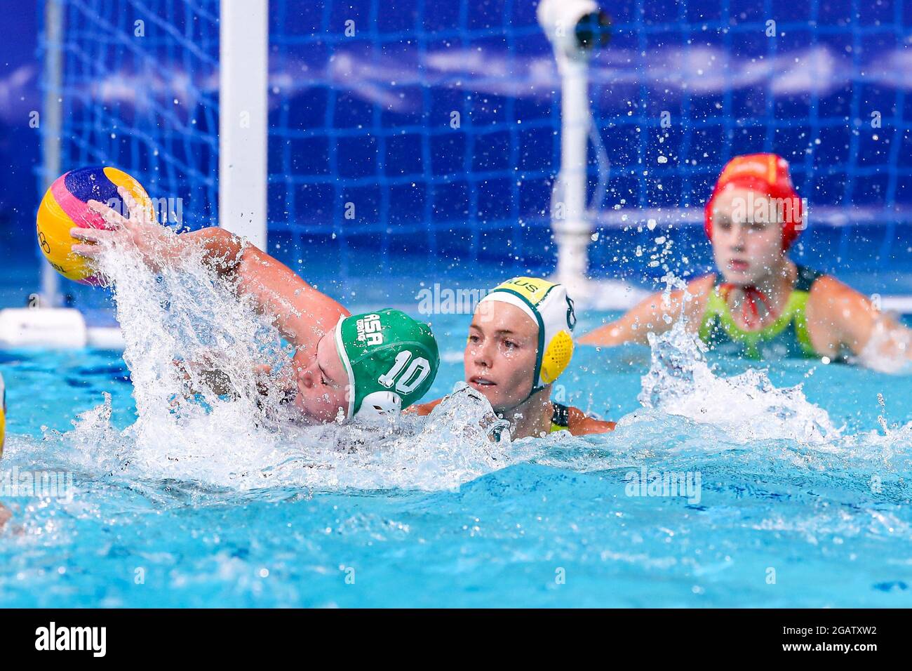 TOKYO, JAPAN - AUGUST 1: Jordan Wedderburn of South Africa, Amy Ridge ...
