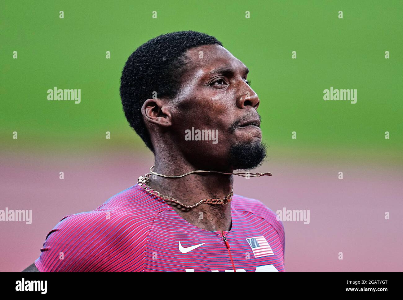 July 31, 2021: Fred Kerley during 100 meter for men at the Tokyo ...