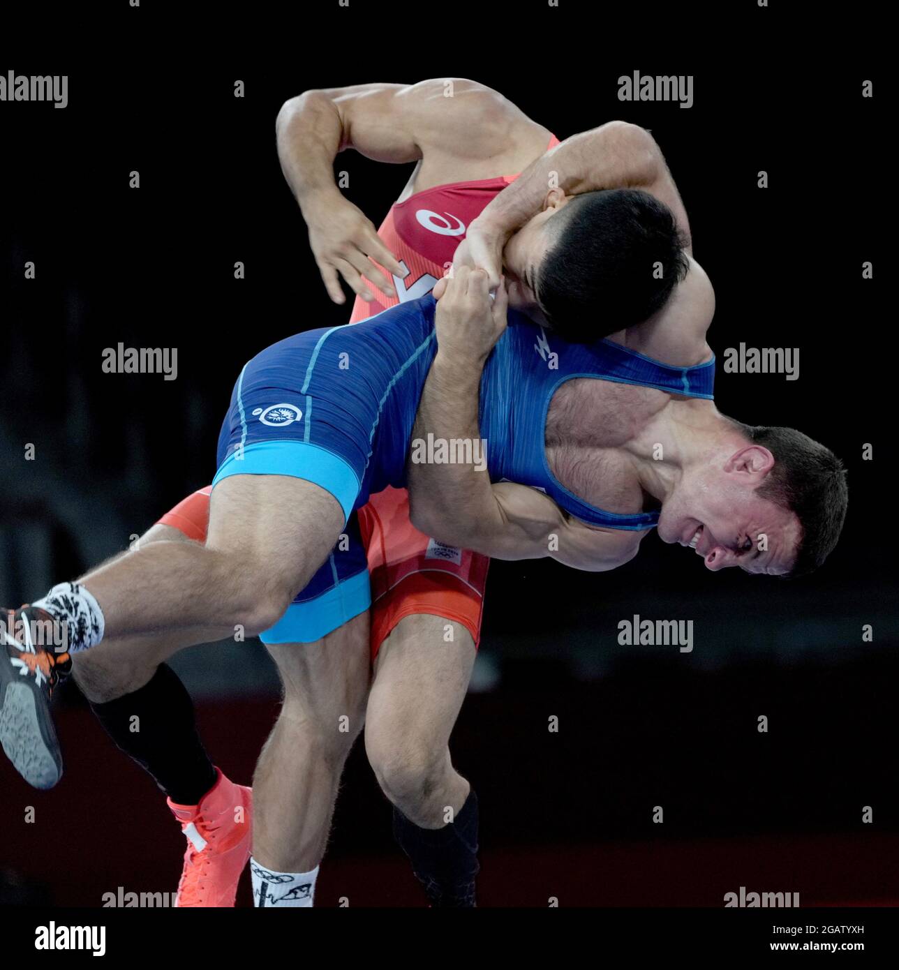 Chiba, Japan. 1st Aug, 2021. Fumita Kenichiro of Japan competes against ...