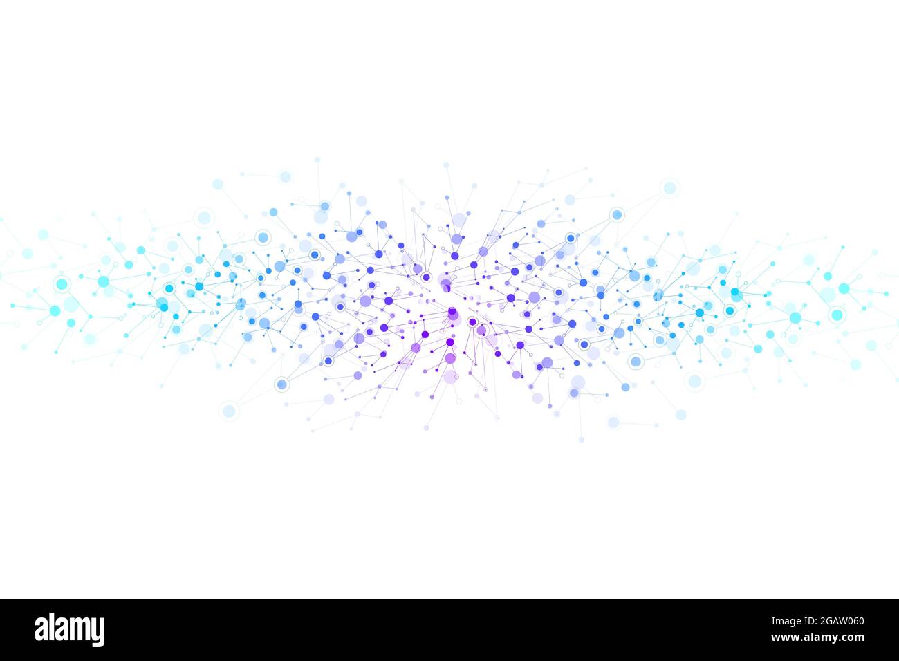 Abstract medical background DNA research, molecule, genetics, genome ...