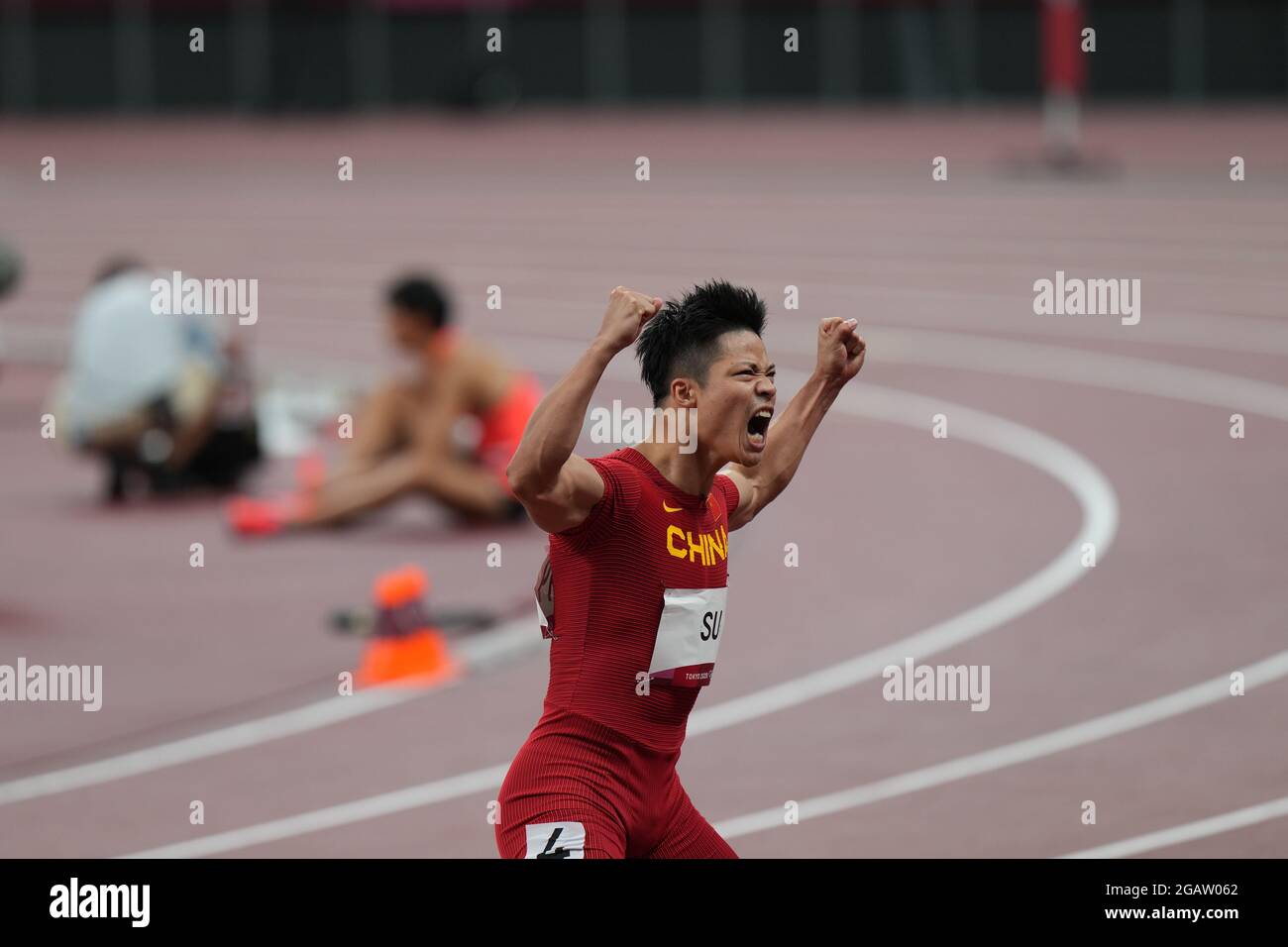 1st August 2021; Olympic Stadium, Tokyo, Japan: Tokyo 2020 Olympic summer games day 9; Mens 100 ...