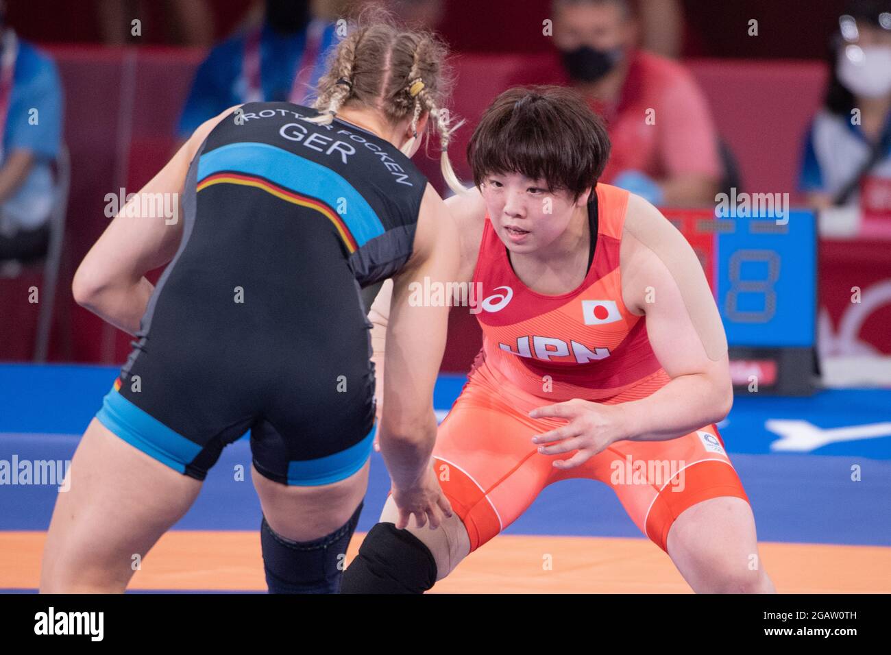 MINAGAWA Hiroe (JPN) vs ROTTER FOCKEN Aline (GER), Wrestling women's ...