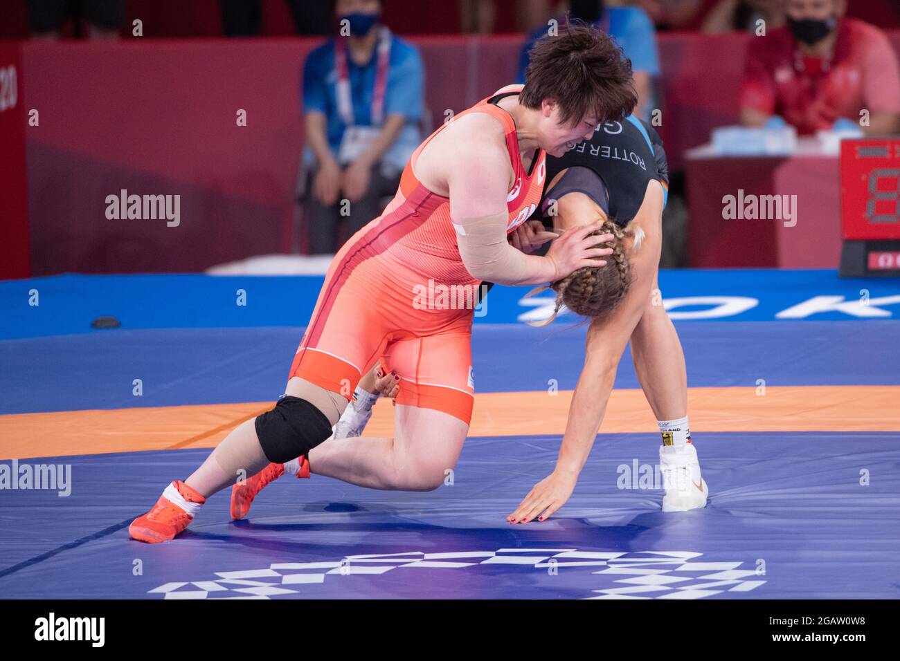 MINAGAWA Hiroe (JPN) vs ROTTER FOCKEN Aline (GER), Wrestling women's ...
