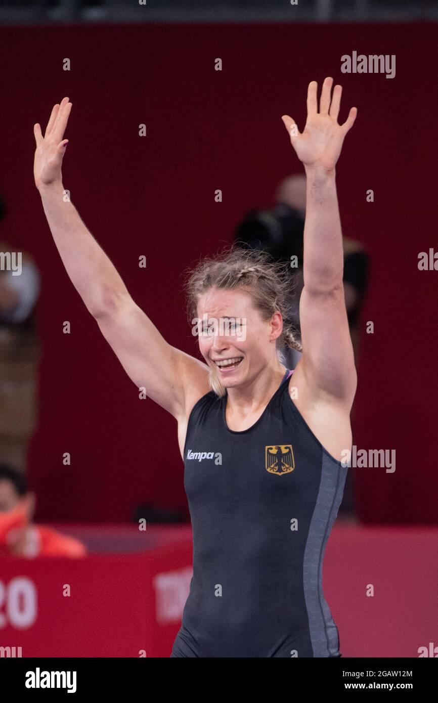 ROTTER FOCKEN Aline (GER), Wrestling women's freestyle 76 kg semifinal ...