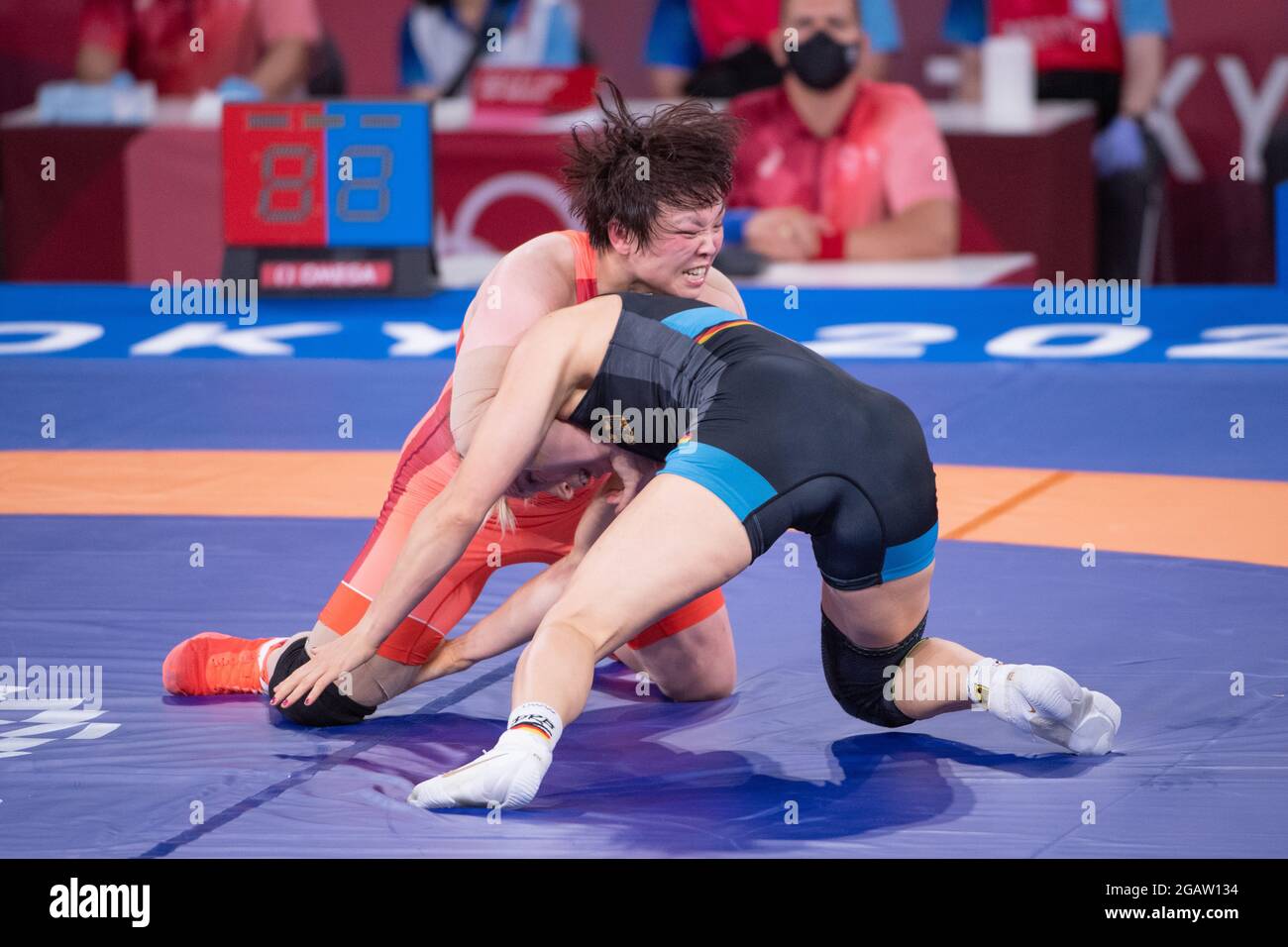 MINAGAWA Hiroe (JPN) vs ROTTER FOCKEN Aline (GER), Wrestling women's ...