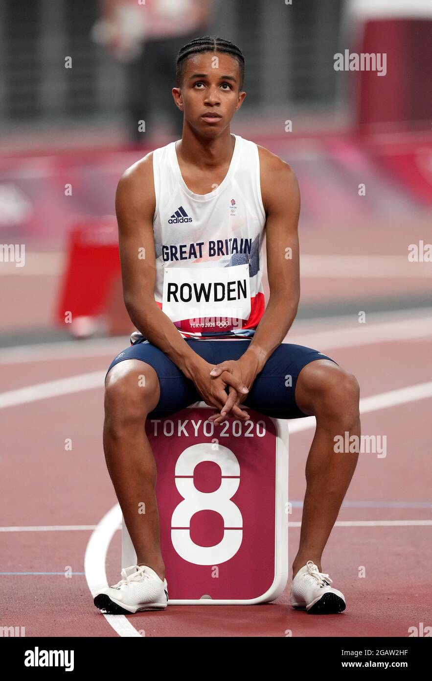 Great Britain's Daniel Rowden waits to start the second semi-final of ...