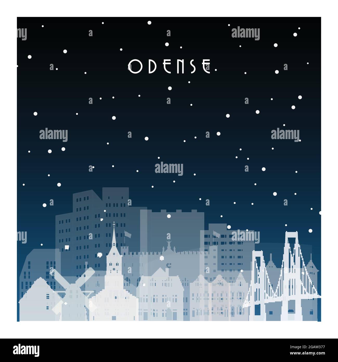 Architecture in denmark Stock Vector Images - Alamy