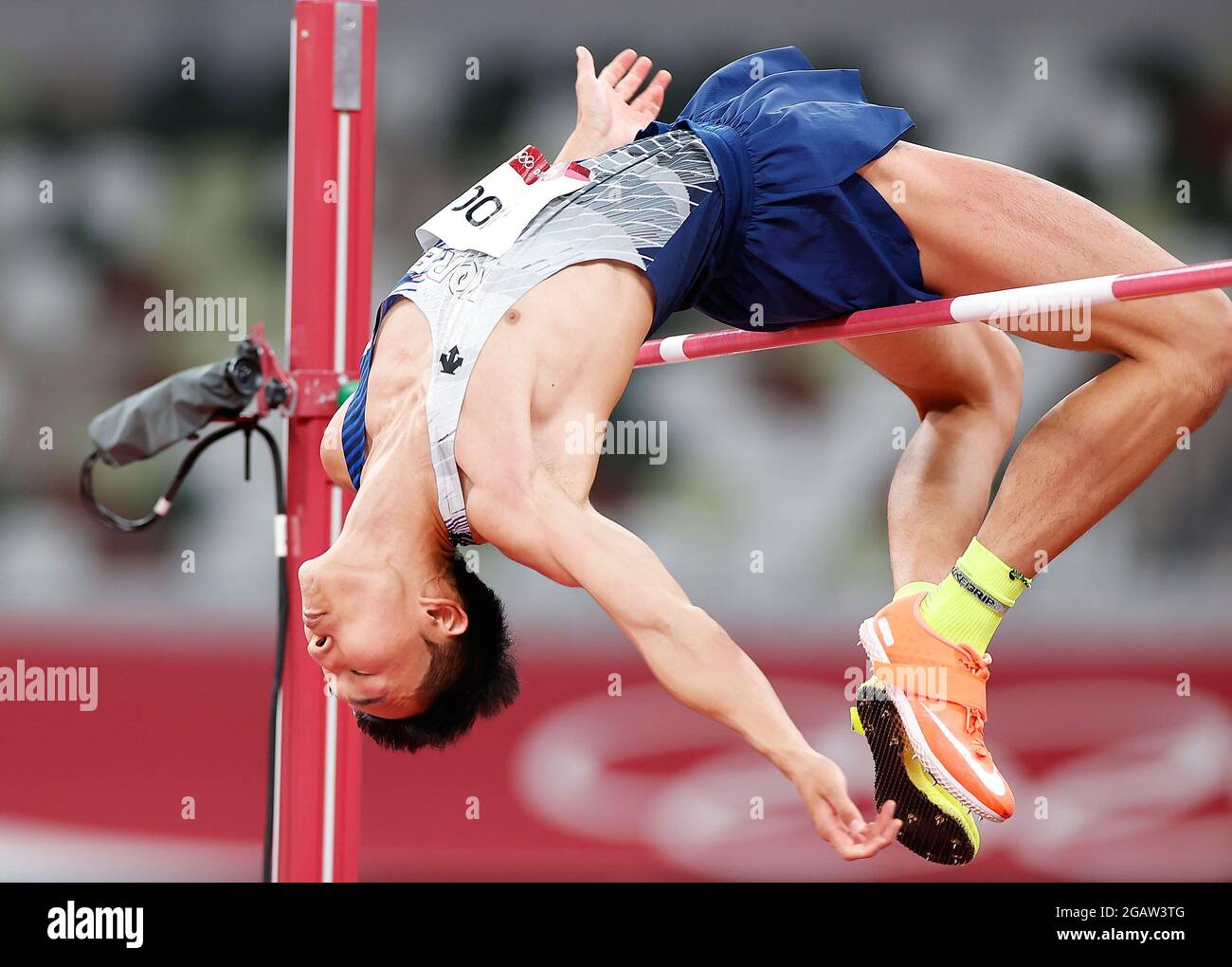 Tokyo, Japan. 1st Aug, 2021. Woo Sanghyeok of South Korea competes ...