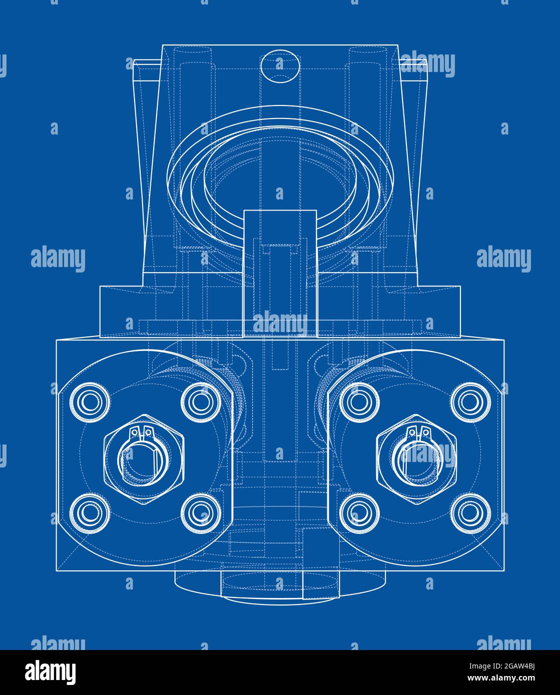 Abstract industry object concept. Vector Stock Vector Image & Art - Alamy